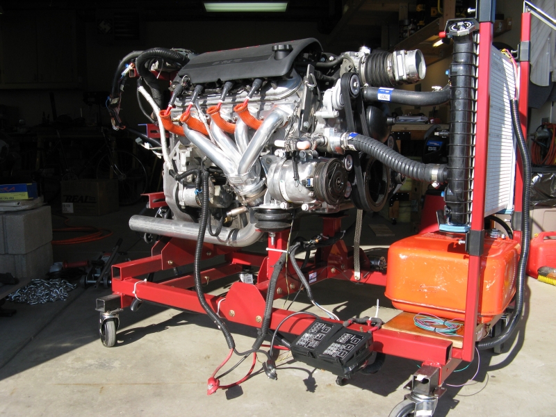 LS1 on Engine Test Stand - Gen III & IV Chevy V8Z Tech Board - HybridZ